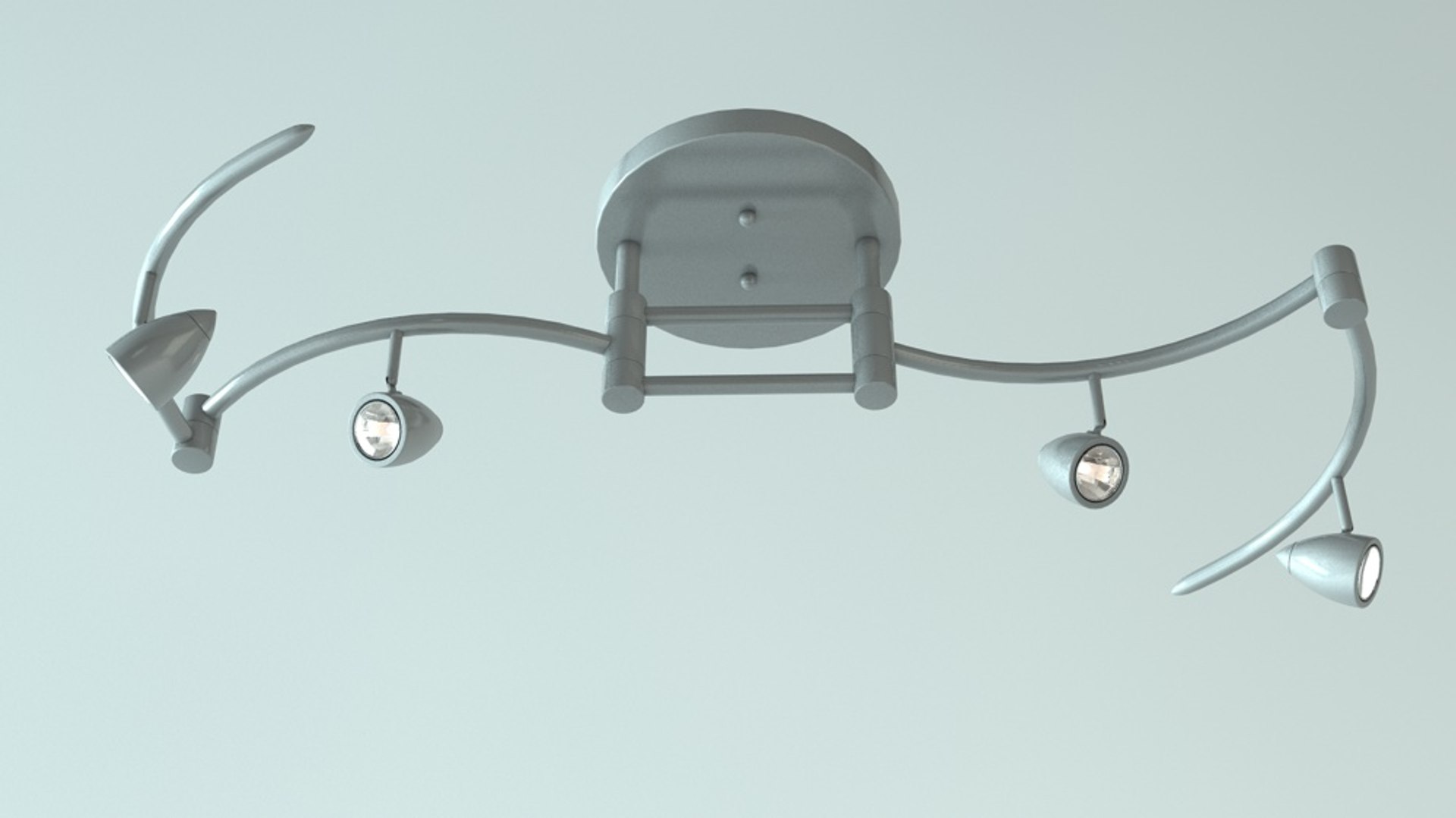 3d Model S Track Lamp