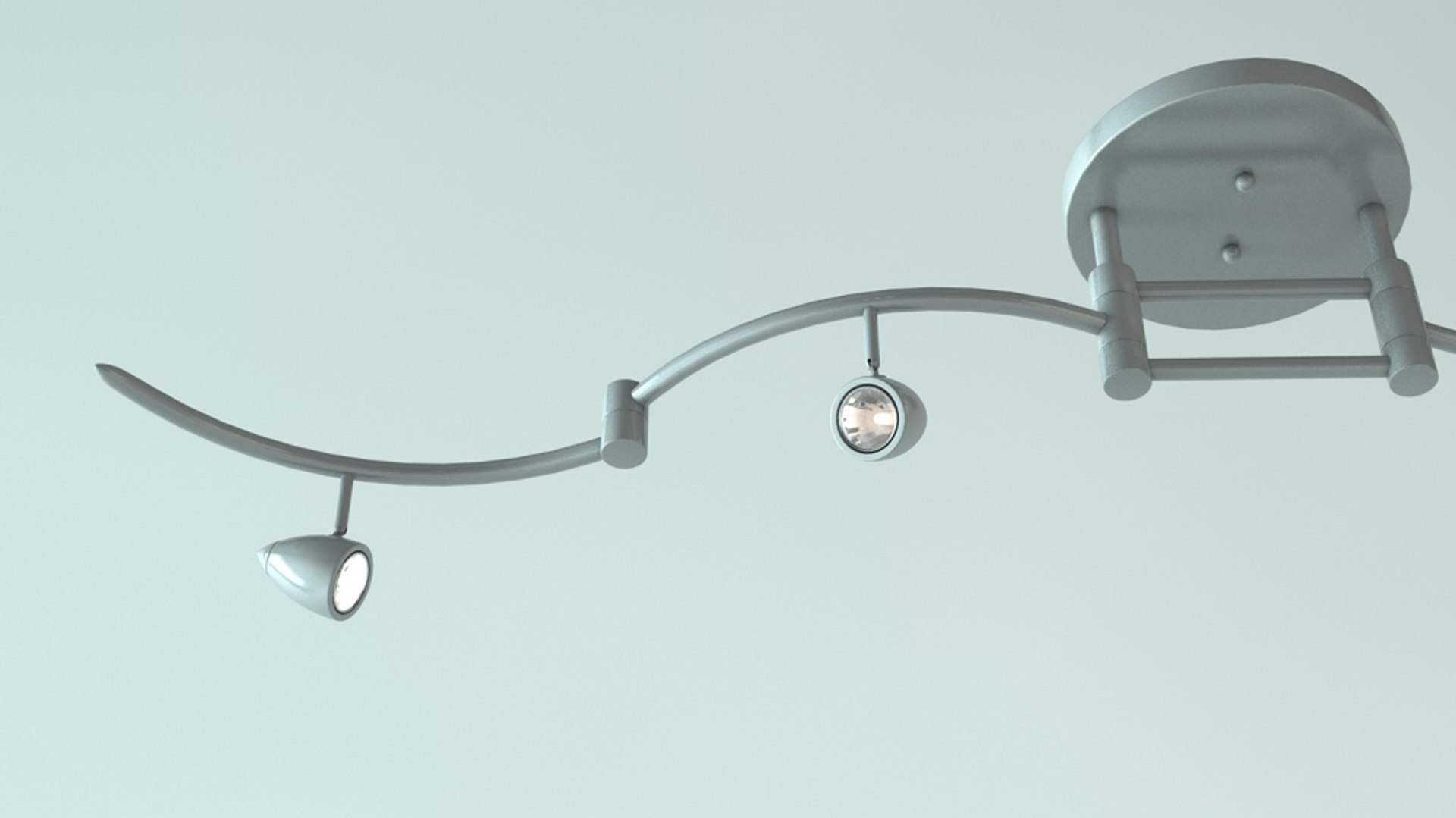 3d Model S Track Lamp