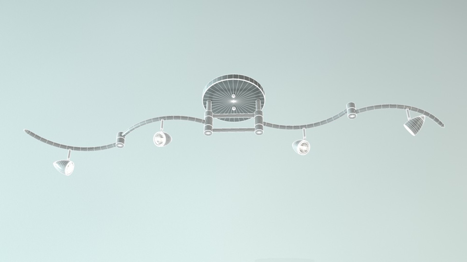 3d Model S Track Lamp