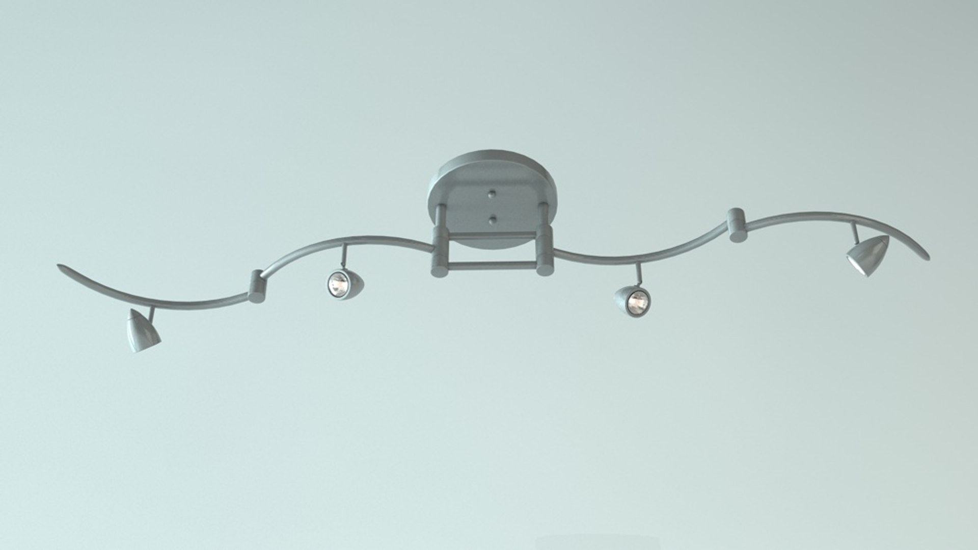 3d Model S Track Lamp