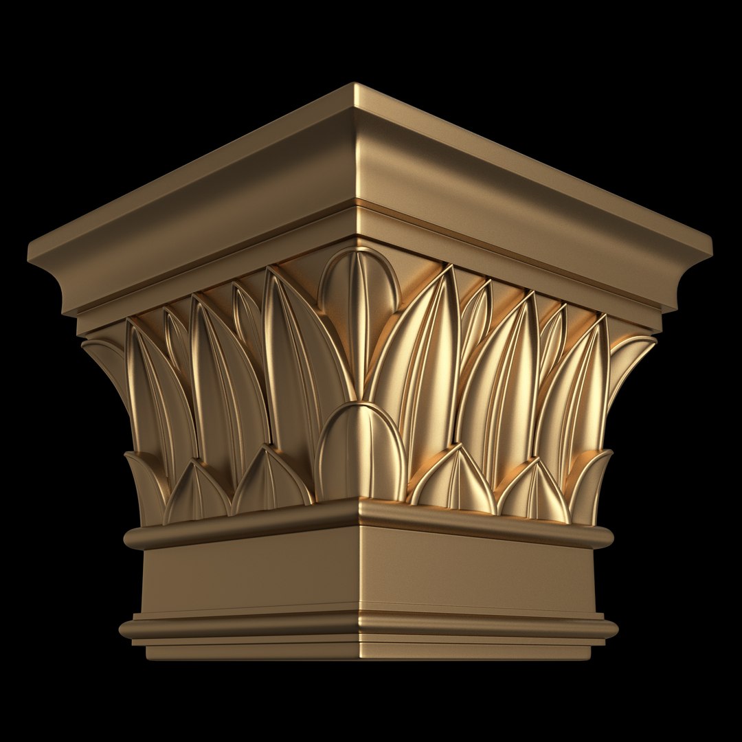 3D Carved Capital 0402 - TurboSquid 1955743