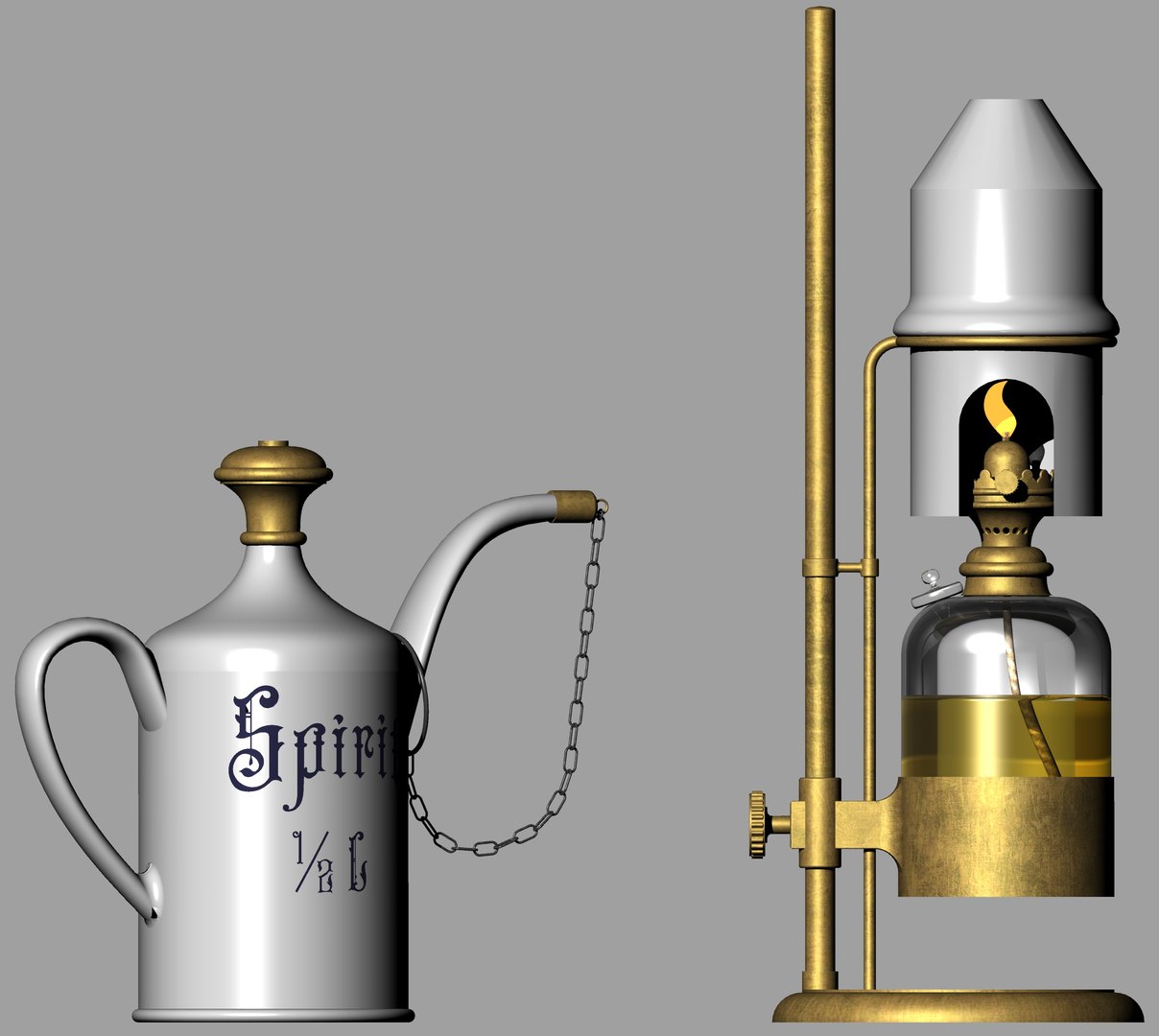 3D model spirit lab lamp - TurboSquid 1387777