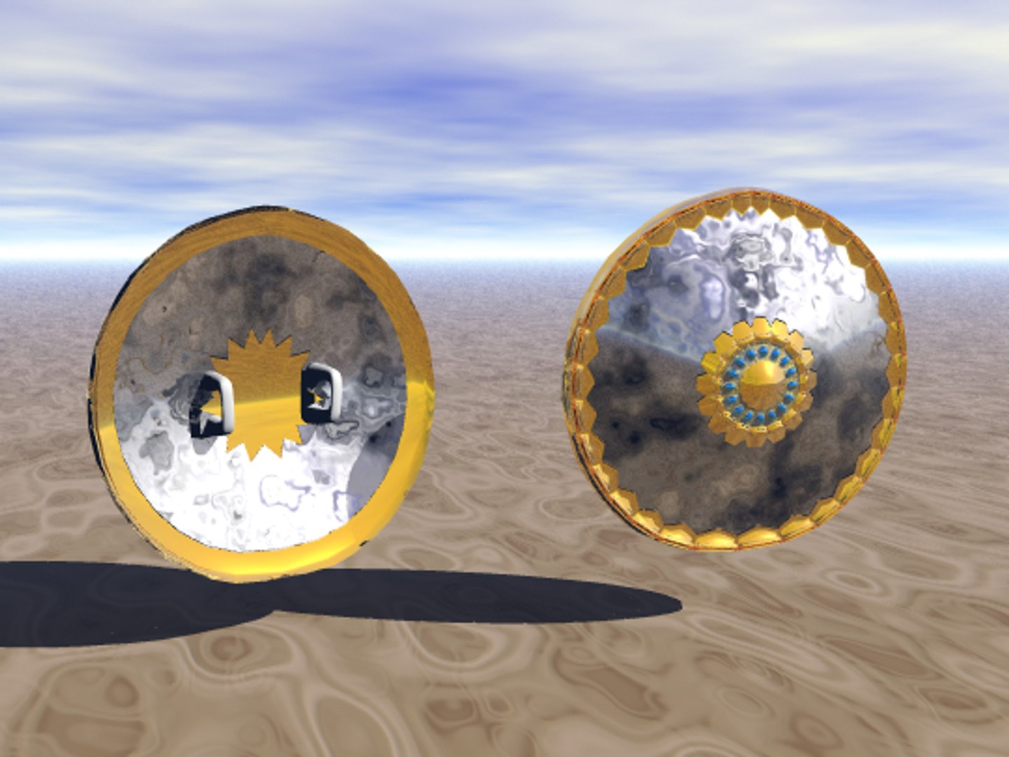 Melee Shield 3d Model