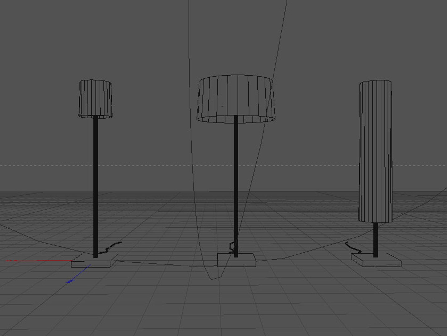 3d Lamps Standing
