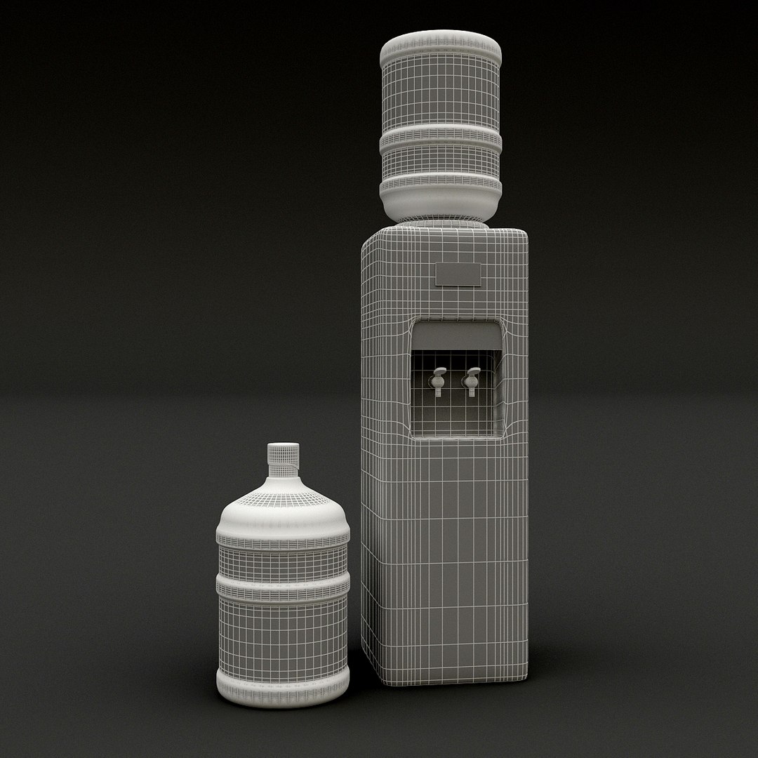 Water Dispenser 3D Model - TurboSquid 1421272