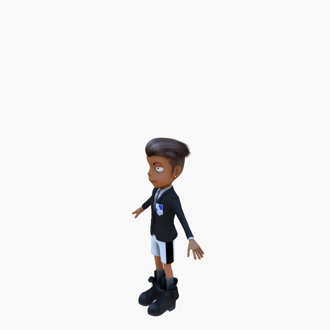 Sports Commentator 3d Model