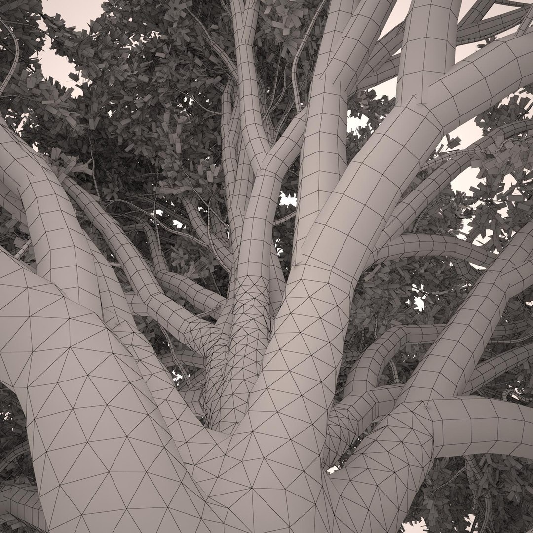 3ds max english oak tree