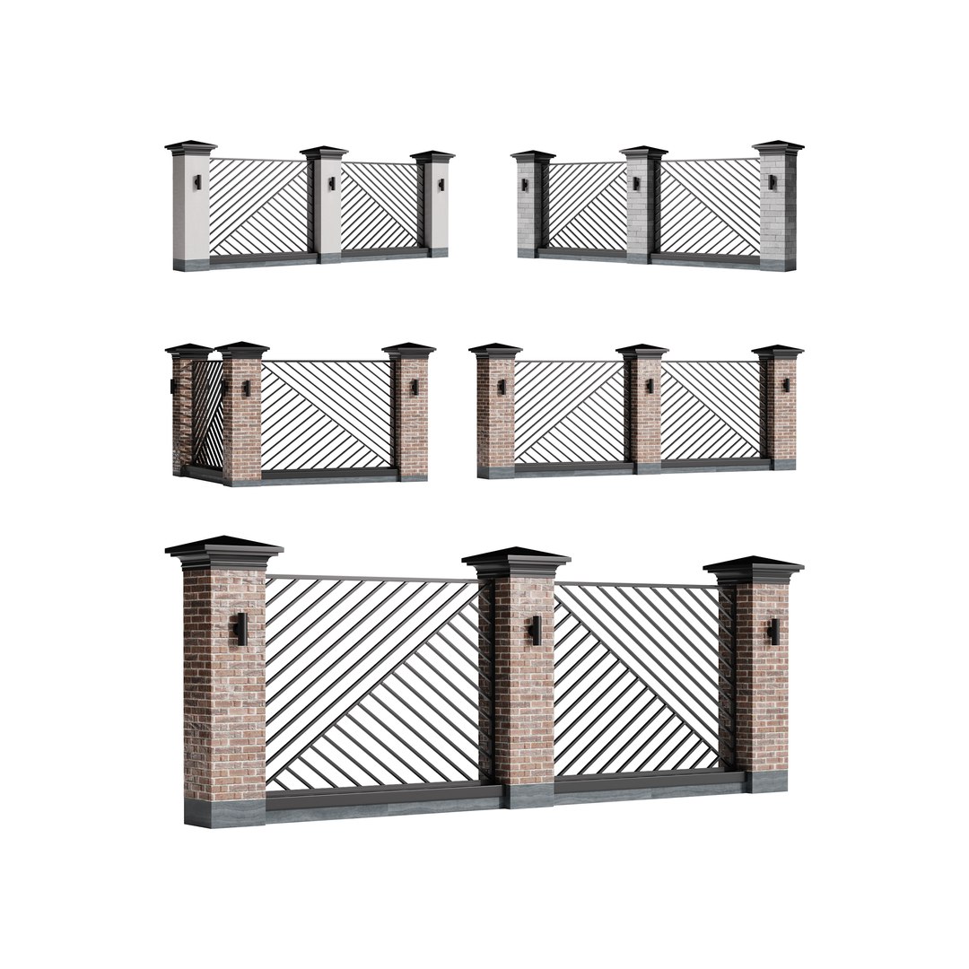 Fencing 15 3D Model - TurboSquid 2358845