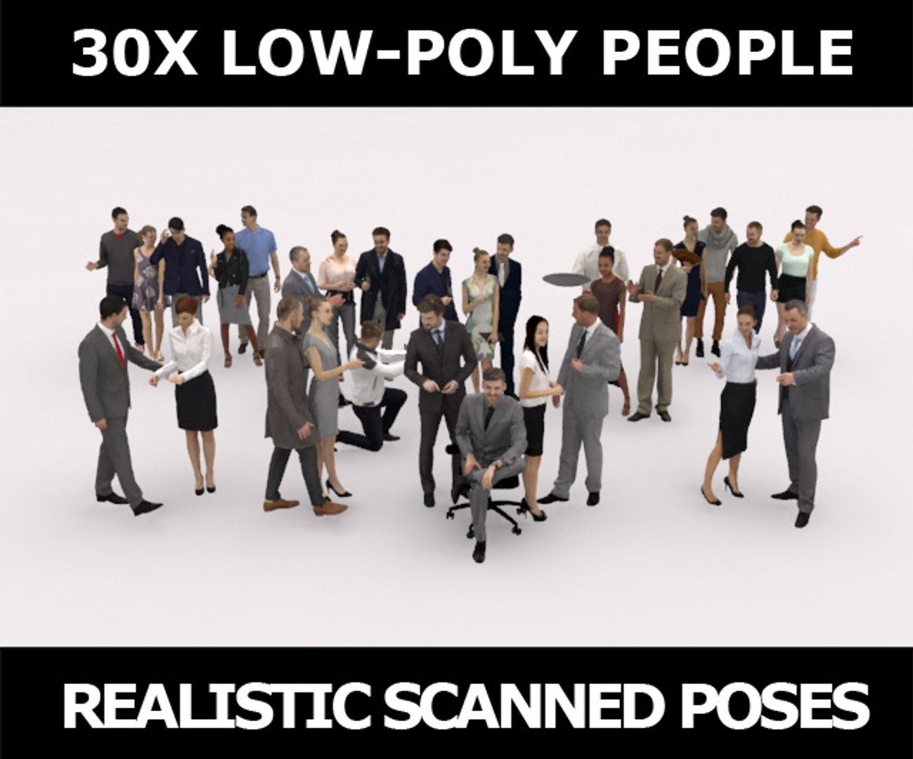 Scanned People Casual 3D Model - TurboSquid 1558968