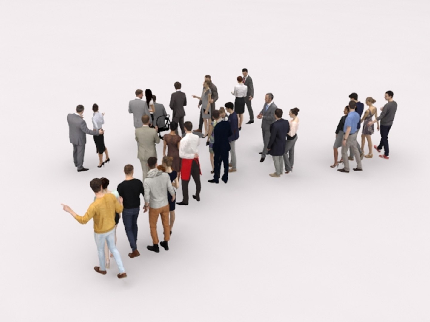 Scanned People Casual 3D Model - TurboSquid 1558968