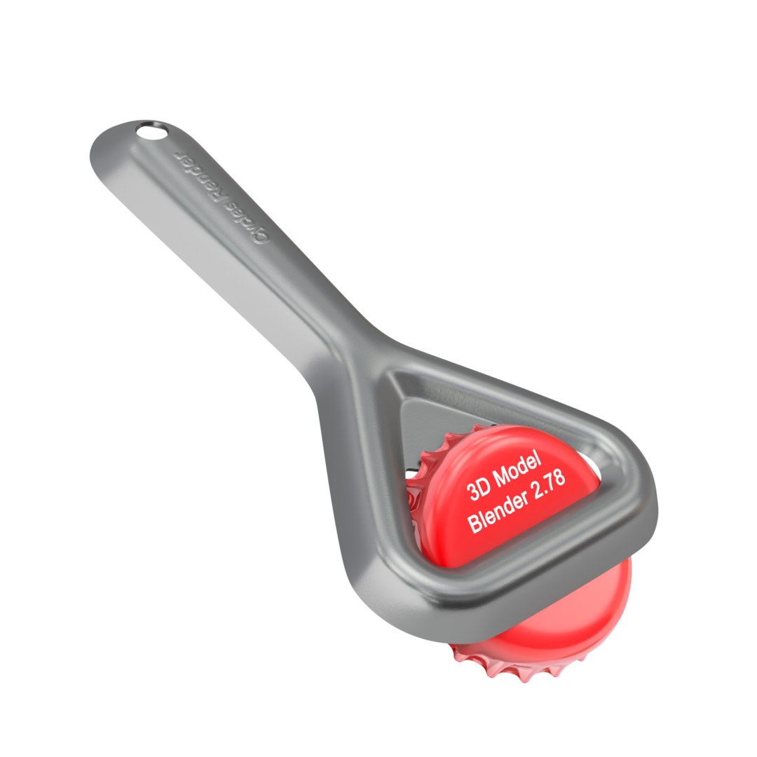 Bottle Cap Opener 3D Model - TurboSquid 1224945