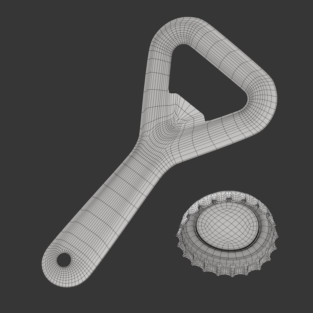 Bottle Cap Opener 3D Model - TurboSquid 1224945