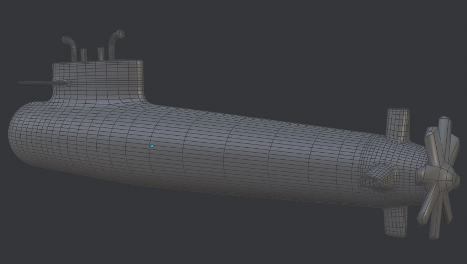 3D Simple Submarine - TurboSquid 1630891