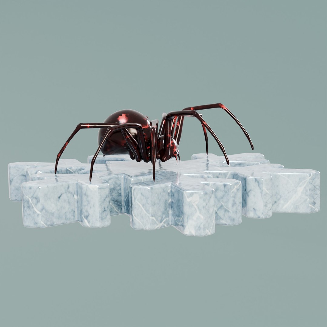 House Decoration Spider Statue 3D Model - TurboSquid 2307273