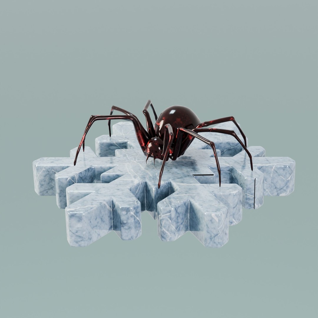 House Decoration Spider Statue 3D Model - TurboSquid 2307273