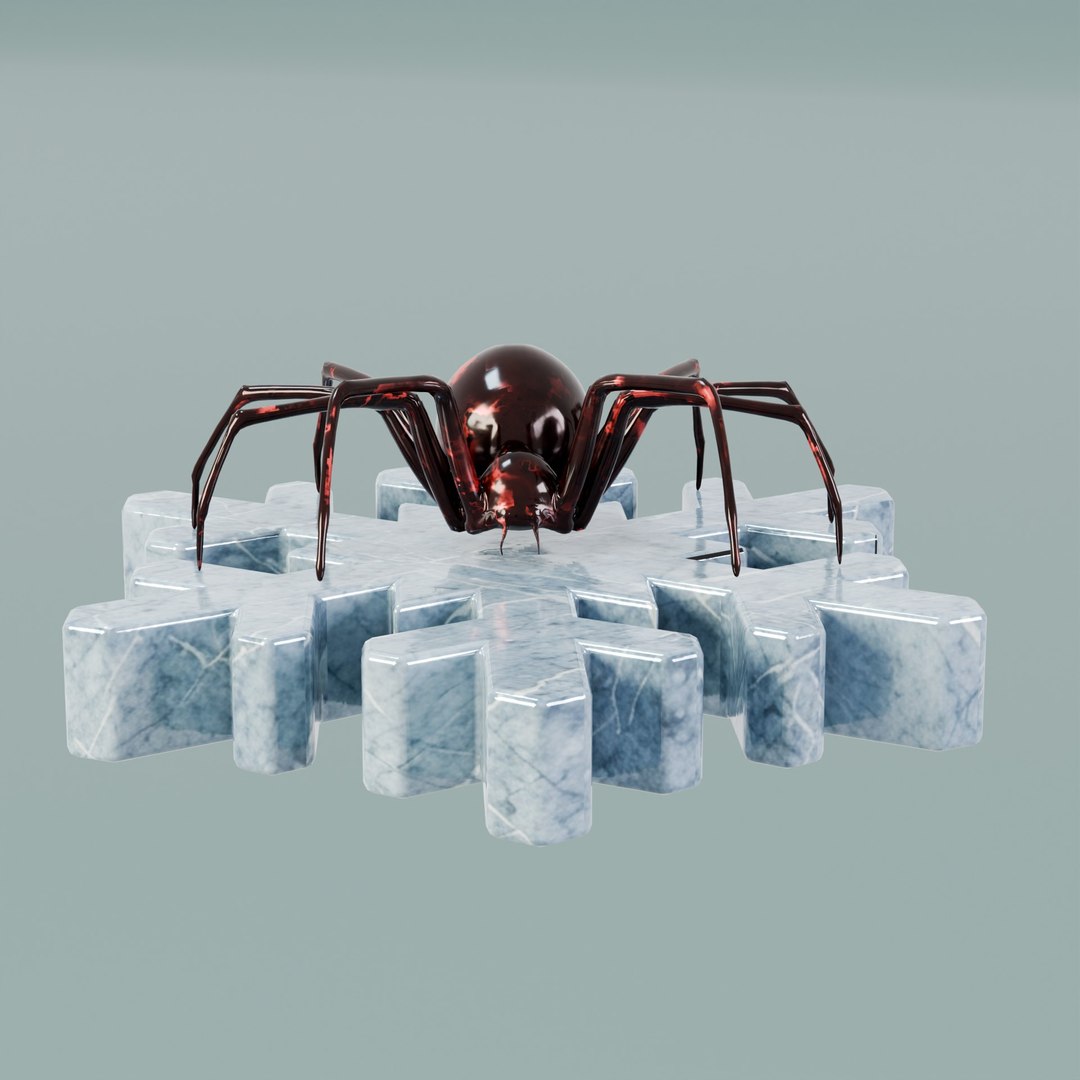 House Decoration Spider Statue 3D Model - TurboSquid 2307273