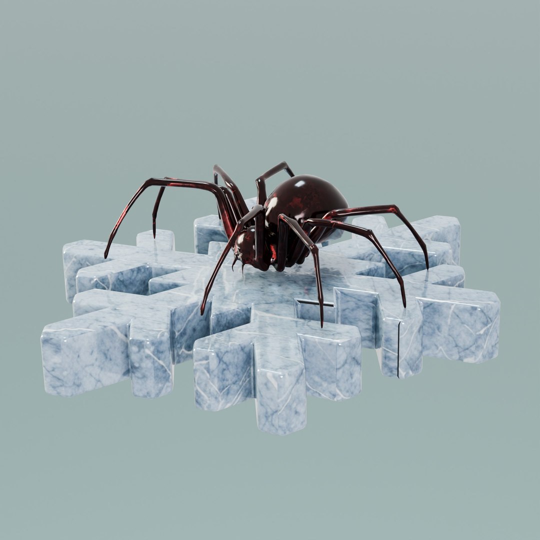 House Decoration Spider Statue 3D Model - TurboSquid 2307273