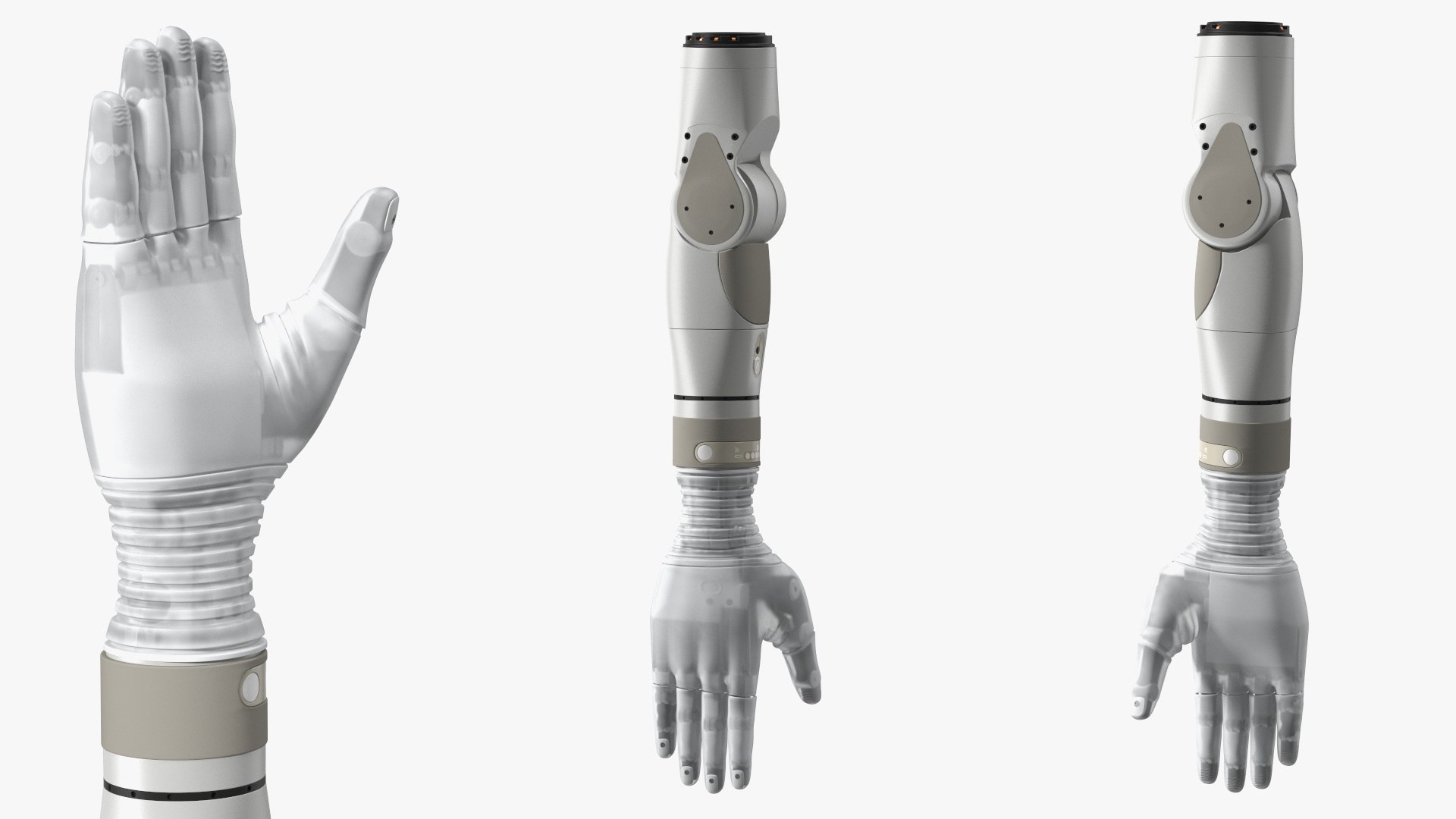Bionic Arm With Elbow Deka Rigged Model - TurboSquid 2065270