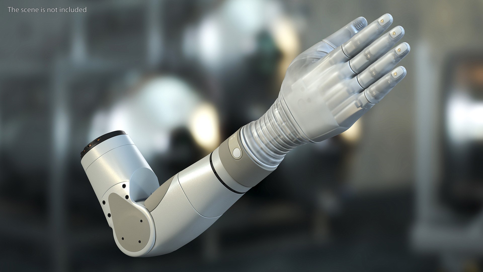 Bionic Arm With Elbow Deka Rigged Model - TurboSquid 2065270