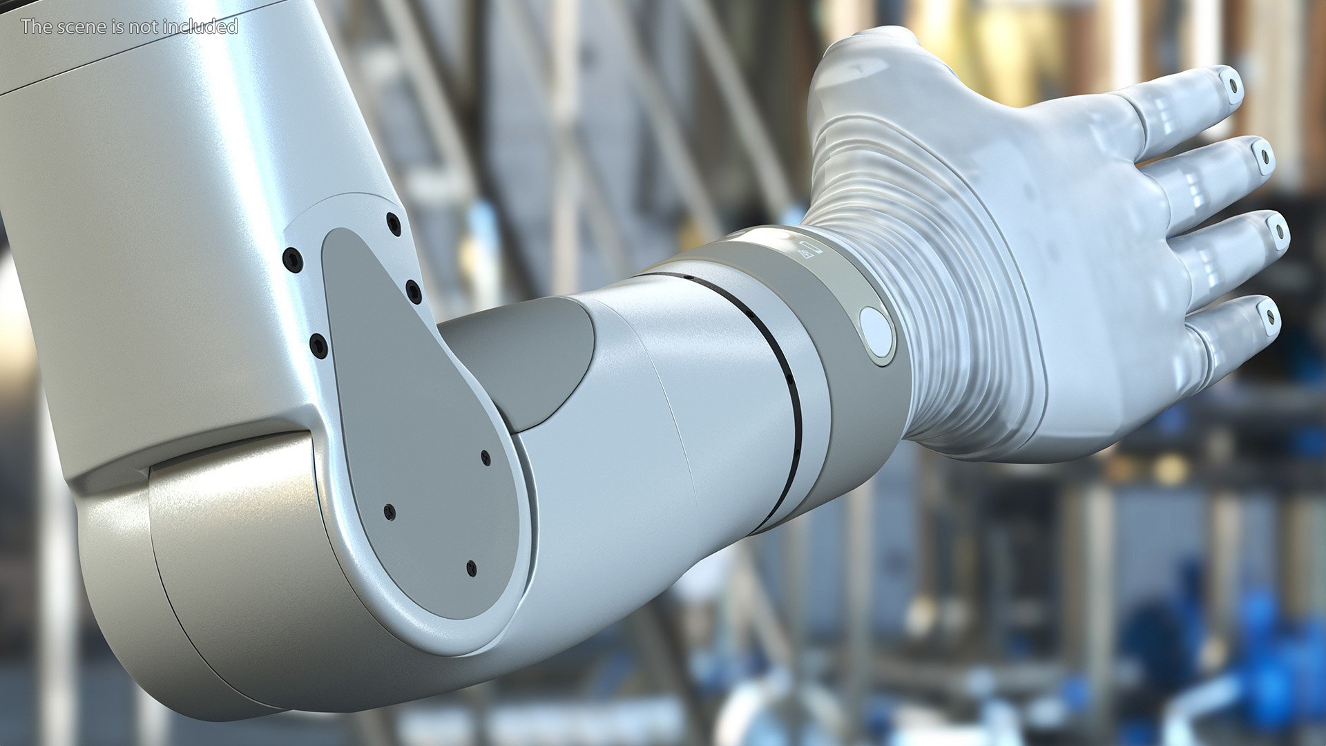 Bionic Arm With Elbow Deka Rigged Model - TurboSquid 2065270