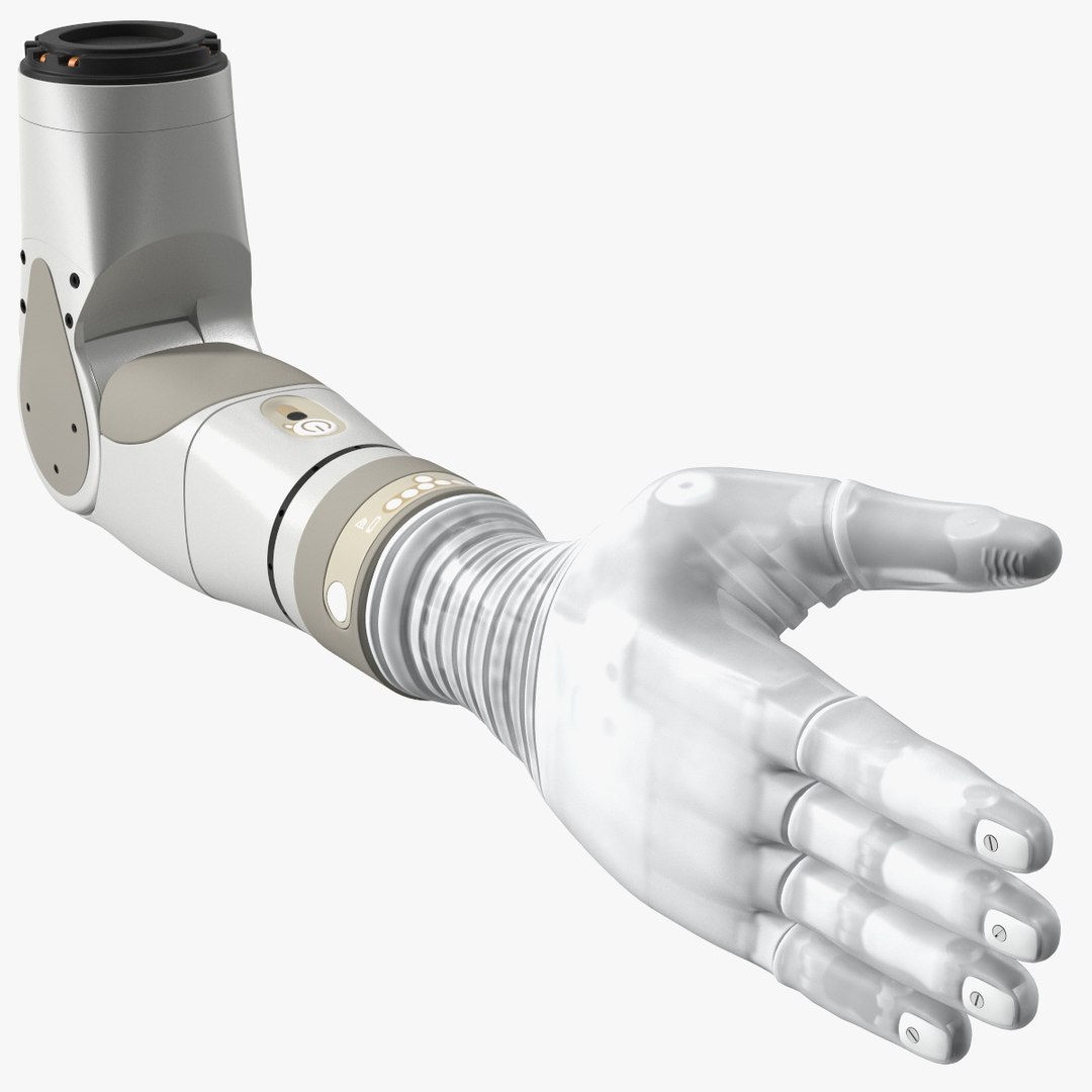 Bionic Arm with Elbow Deka Rigged model - TurboSquid 2065270