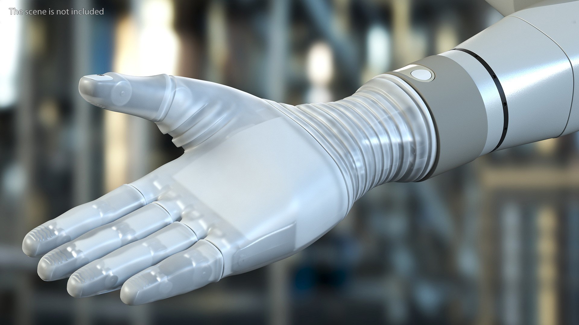 Bionic Arm With Elbow Deka Rigged Model - TurboSquid 2065270