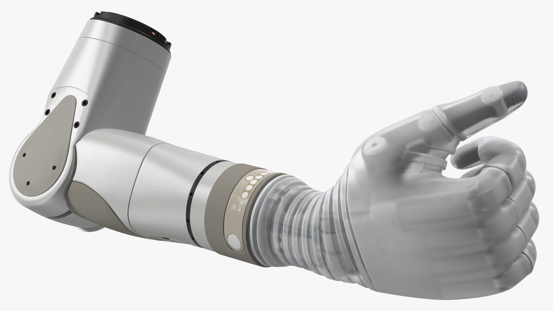 Bionic Arm With Elbow Deka Rigged Model - TurboSquid 2065270