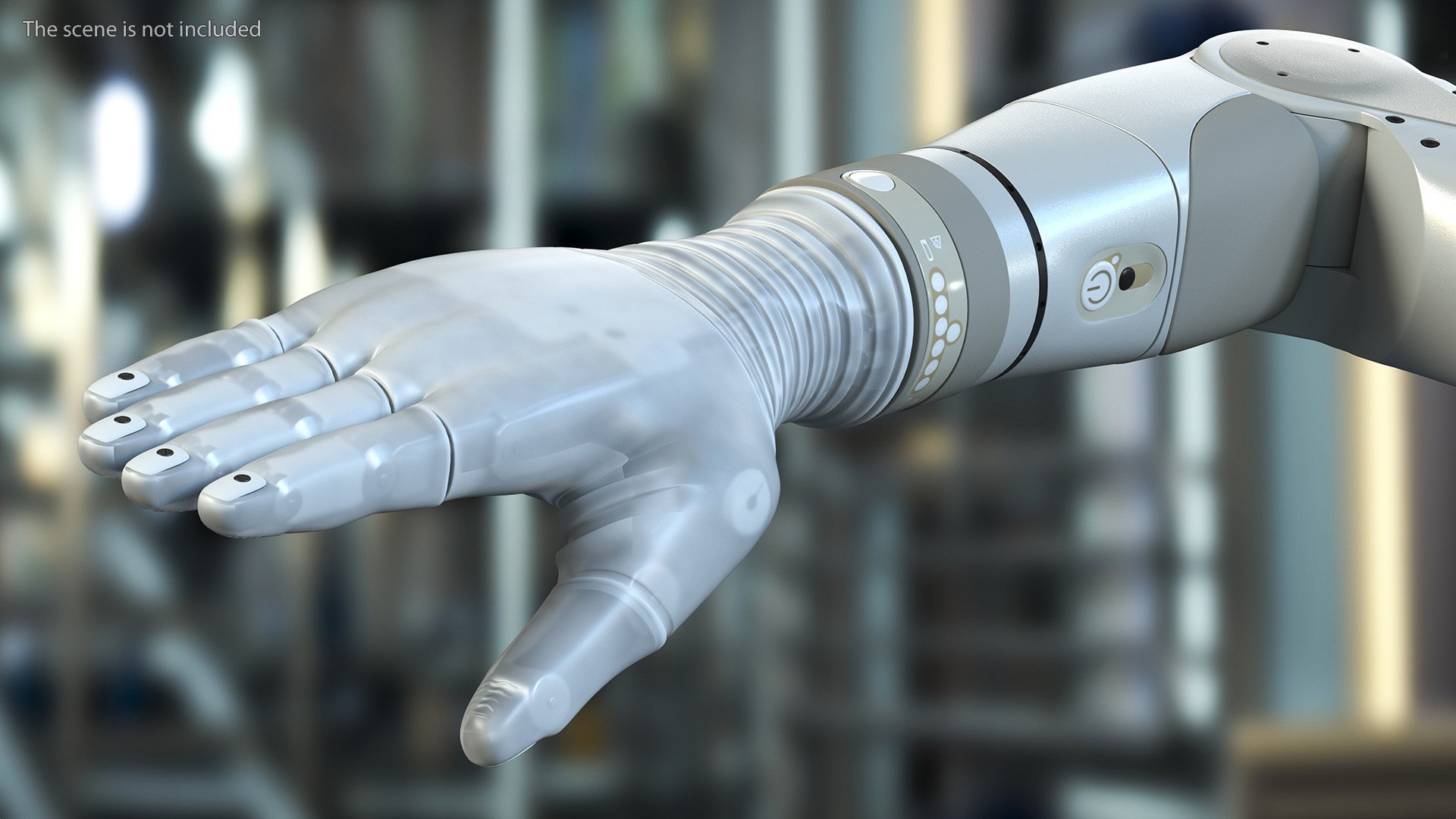 Bionic Arm With Elbow Deka Rigged Model - TurboSquid 2065270