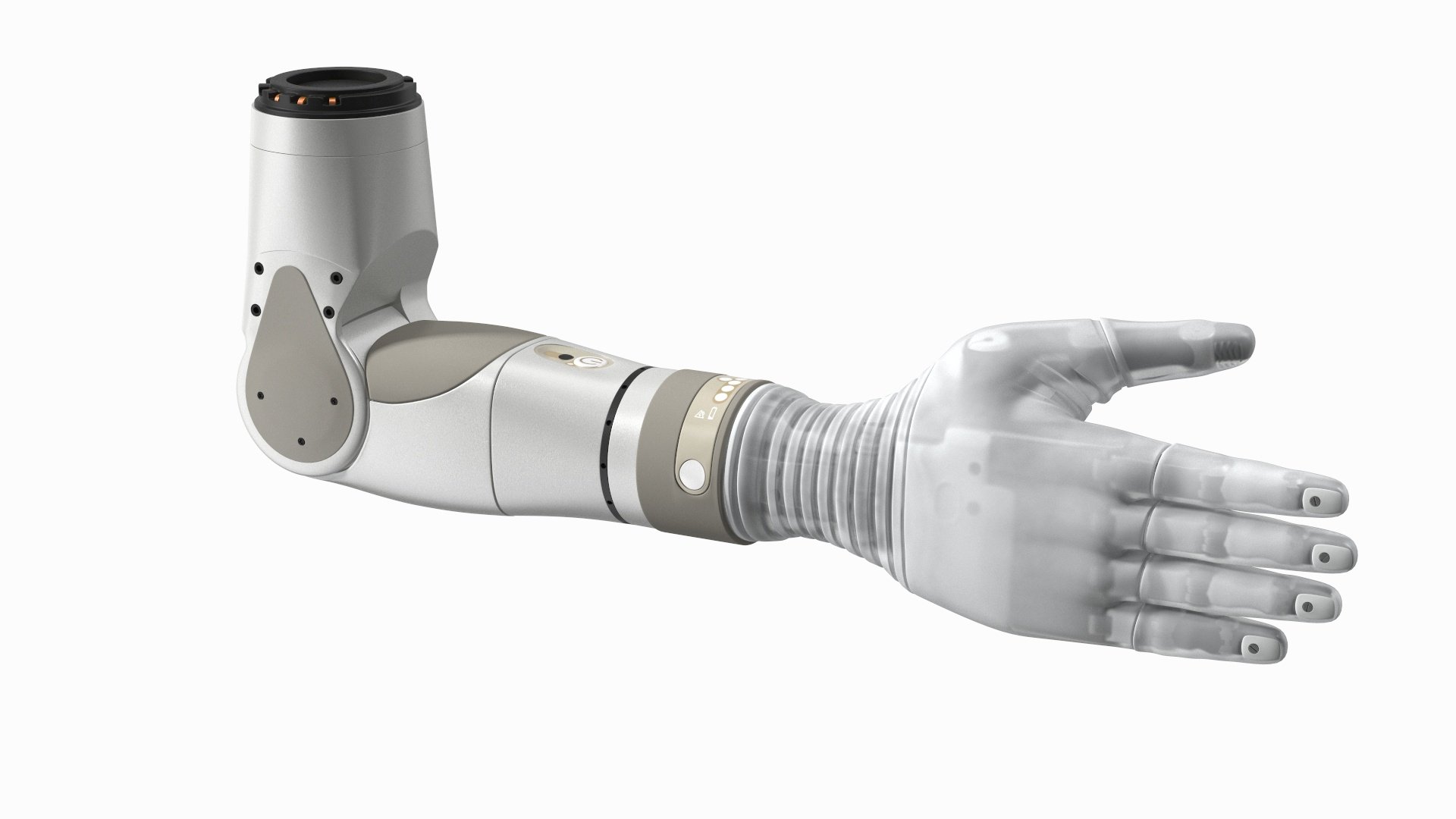 Bionic Arm With Elbow Deka Rigged Model - TurboSquid 2065270