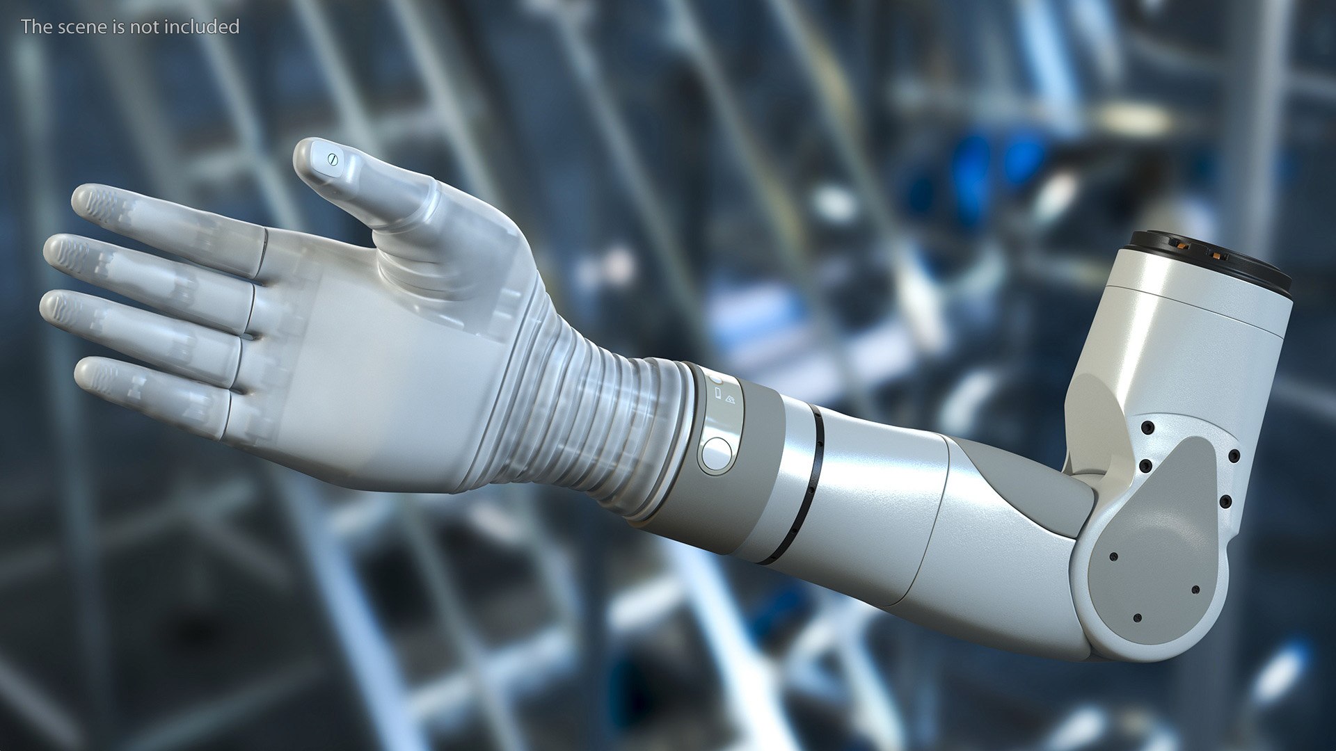 Bionic Arm With Elbow Deka Rigged Model - TurboSquid 2065270