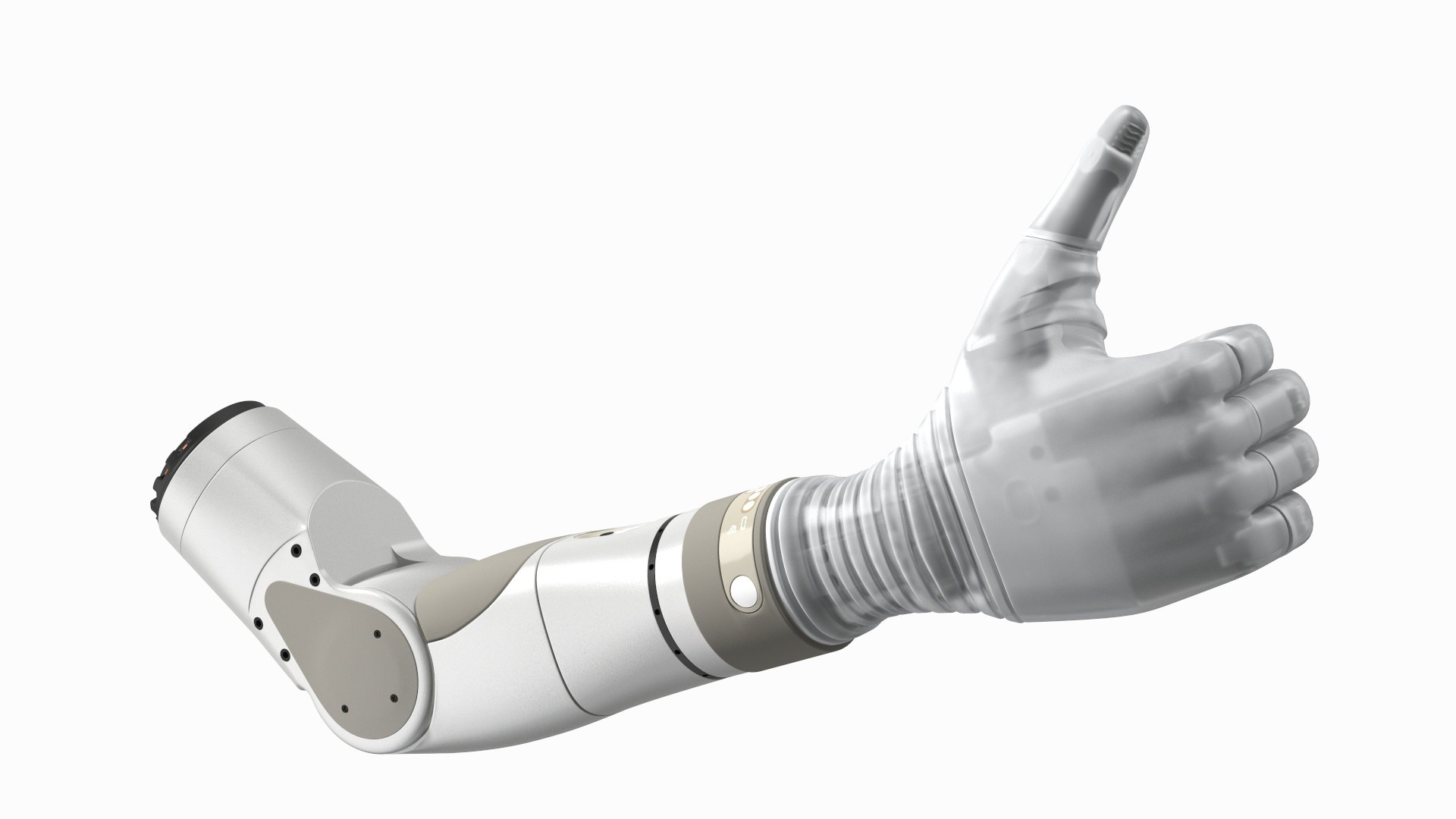 Bionic Arm With Elbow Deka Rigged Model - TurboSquid 2065270
