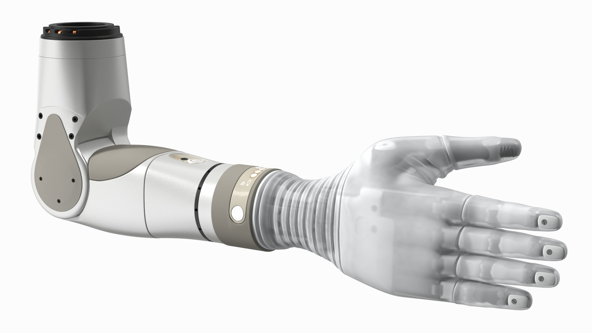 Bionic Arm With Elbow Deka Rigged Model - TurboSquid 2065270