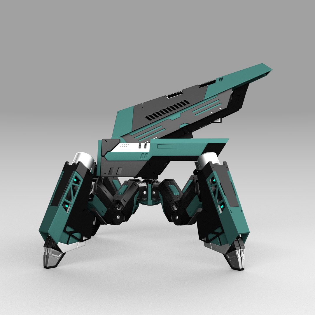 Robot Quadbot 101f 3D Model - TurboSquid 1521019