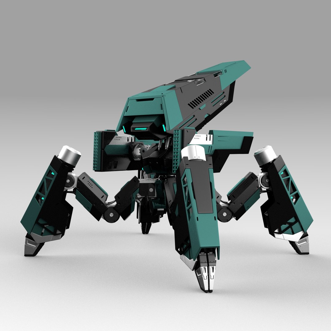 Robot Quadbot 101f 3D Model - TurboSquid 1521019