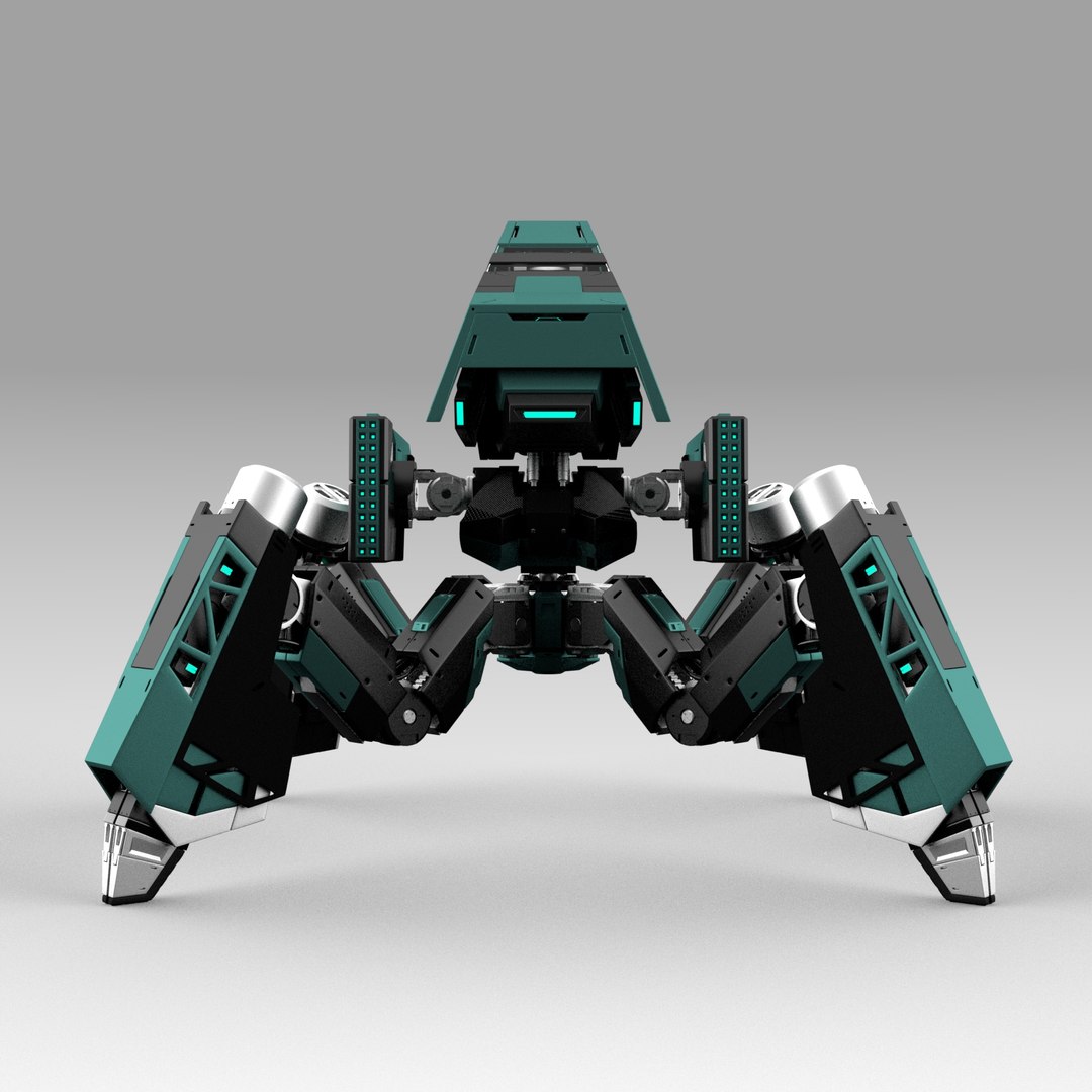 Robot quadbot 101f 3D model - TurboSquid 1521019