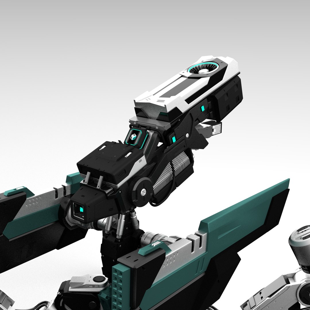 Robot Quadbot 101f 3D Model - TurboSquid 1521019