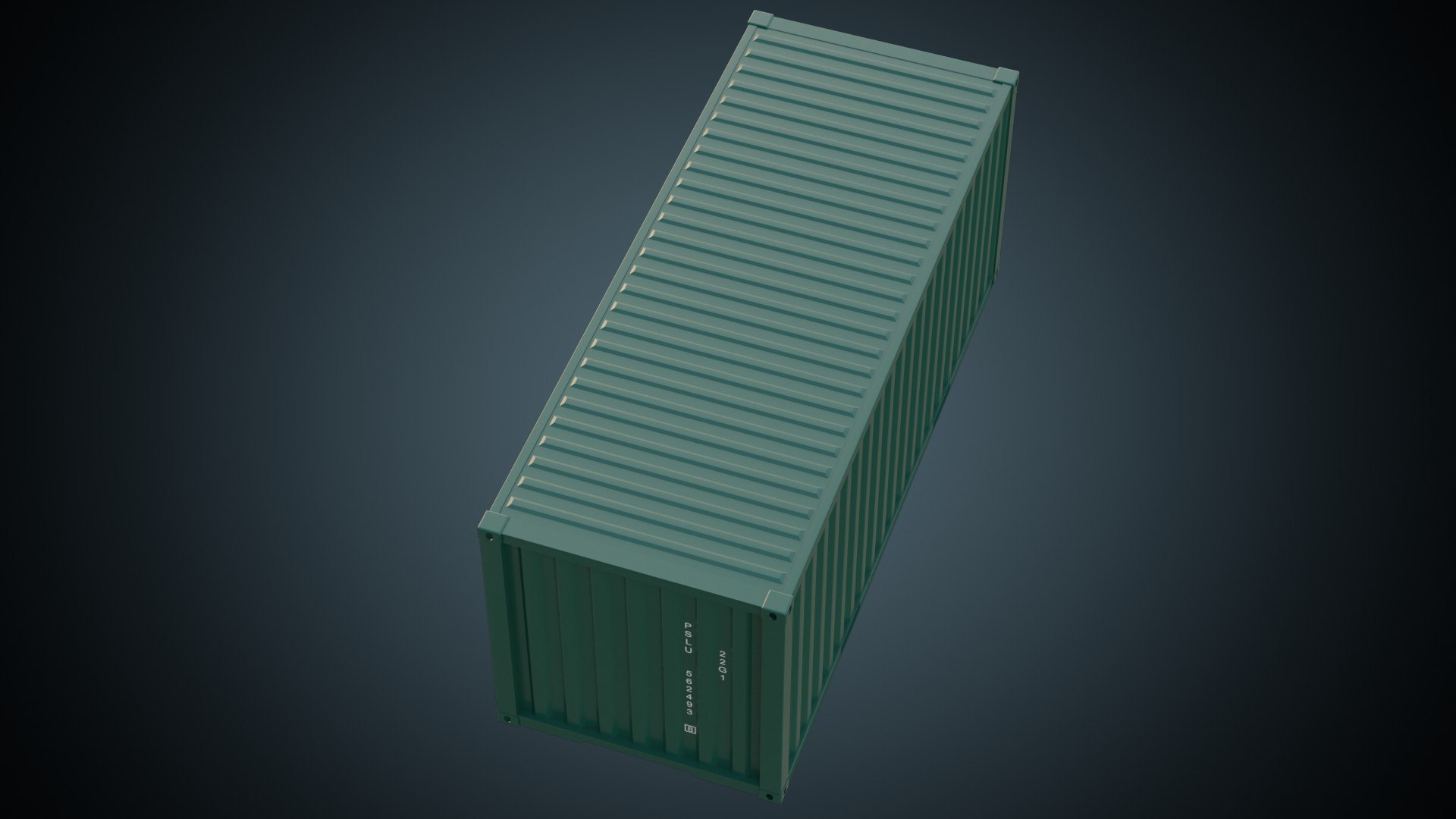 3D Cargo Container 6A - TurboSquid 2313227