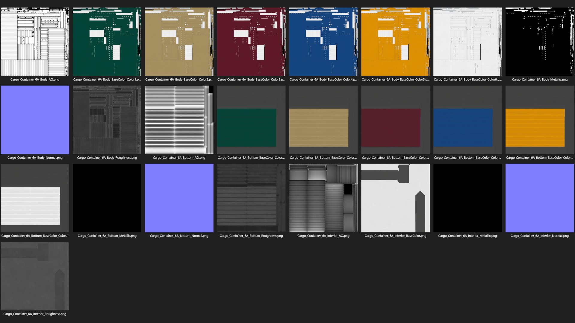 3D Cargo Container 6A - TurboSquid 2313227