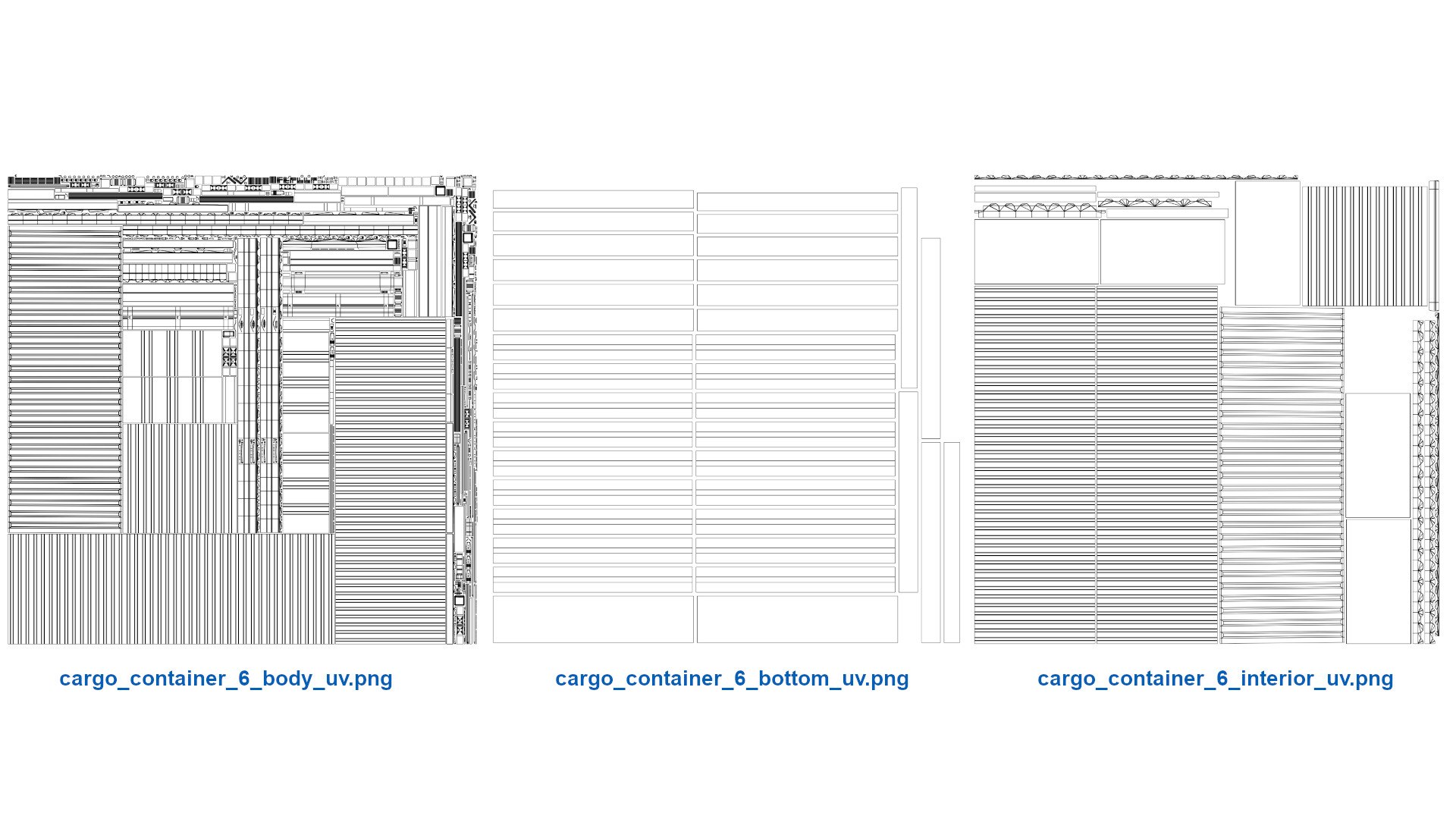 3D Cargo Container 6A - TurboSquid 2313227