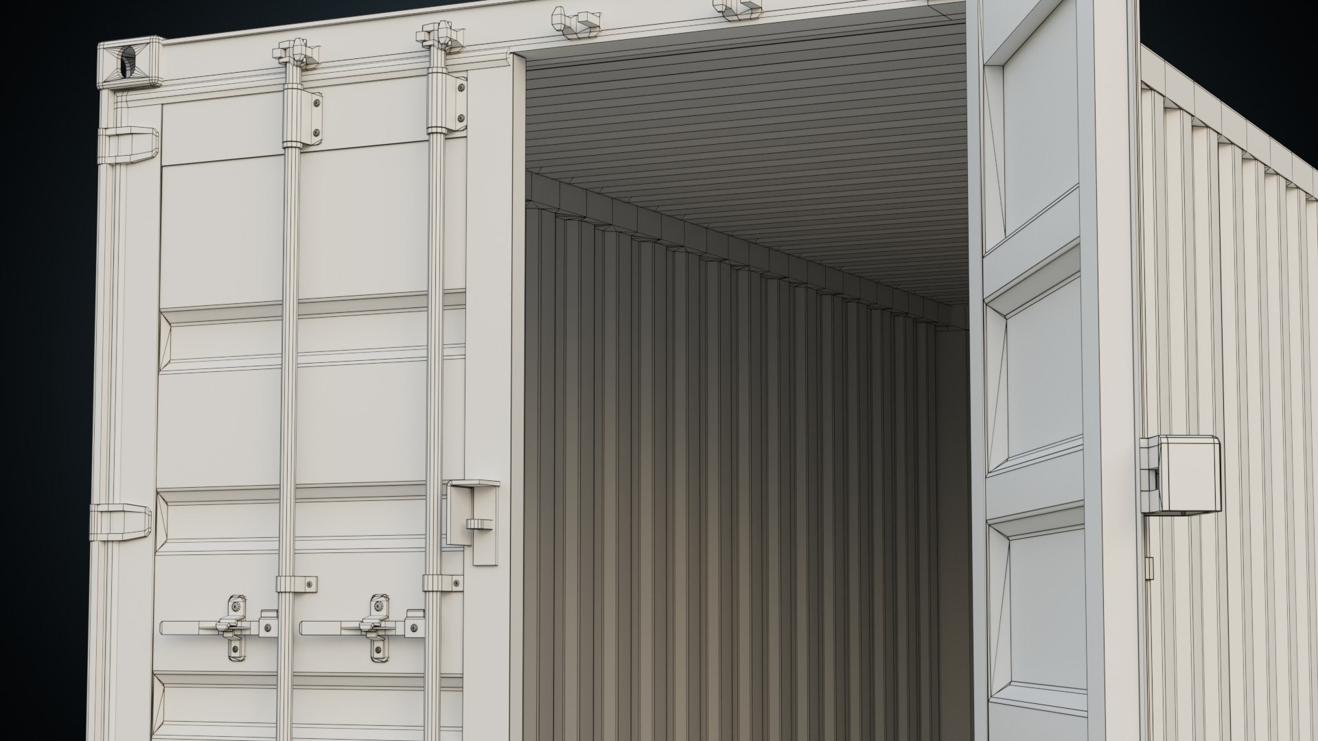 3D Cargo Container 6A - TurboSquid 2313227