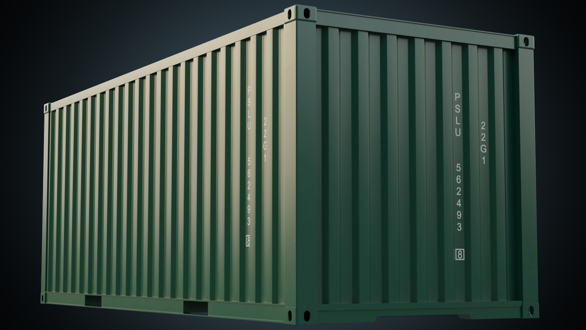3D Cargo Container 6A - TurboSquid 2313227