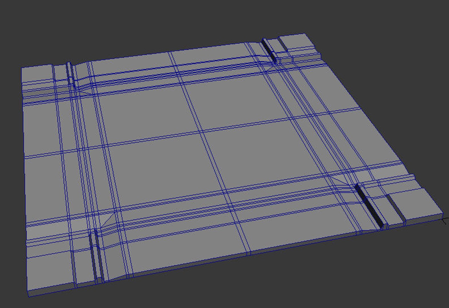 Free Obj Model Road Street Cities Intersection