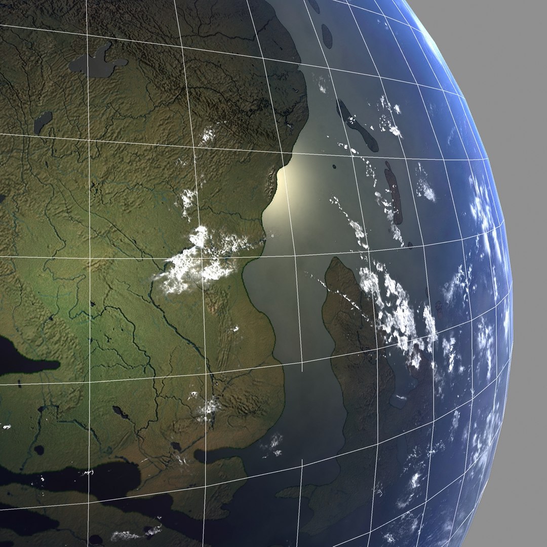 3d Cretaceous Earth Early Model