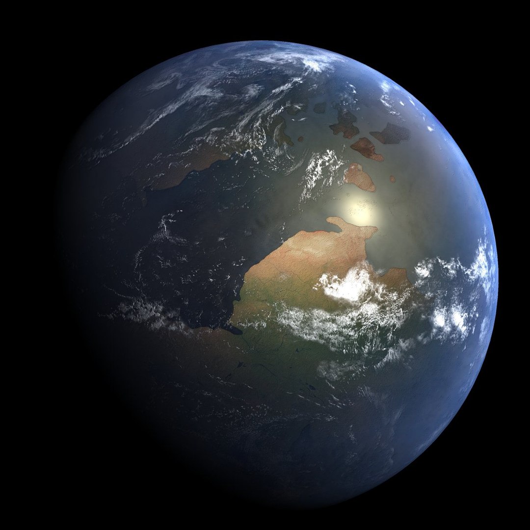 3d Cretaceous Earth Early Model