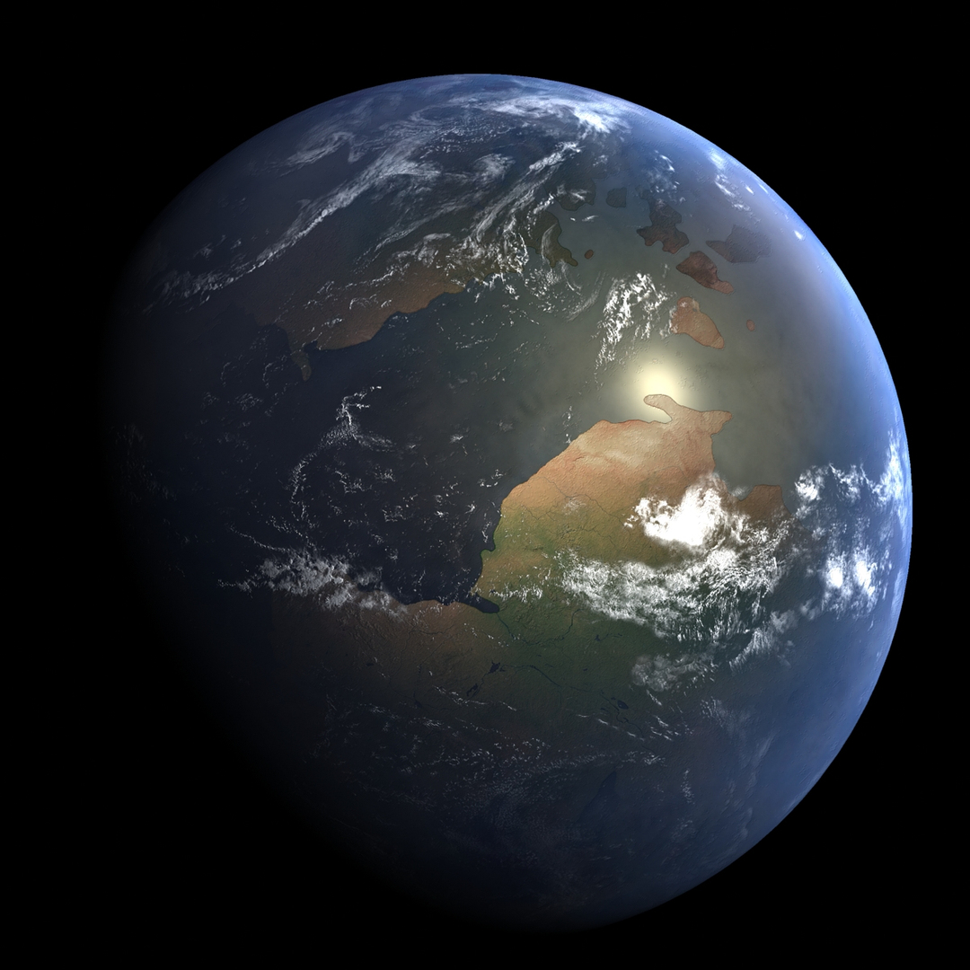 3d Cretaceous Earth Early Model