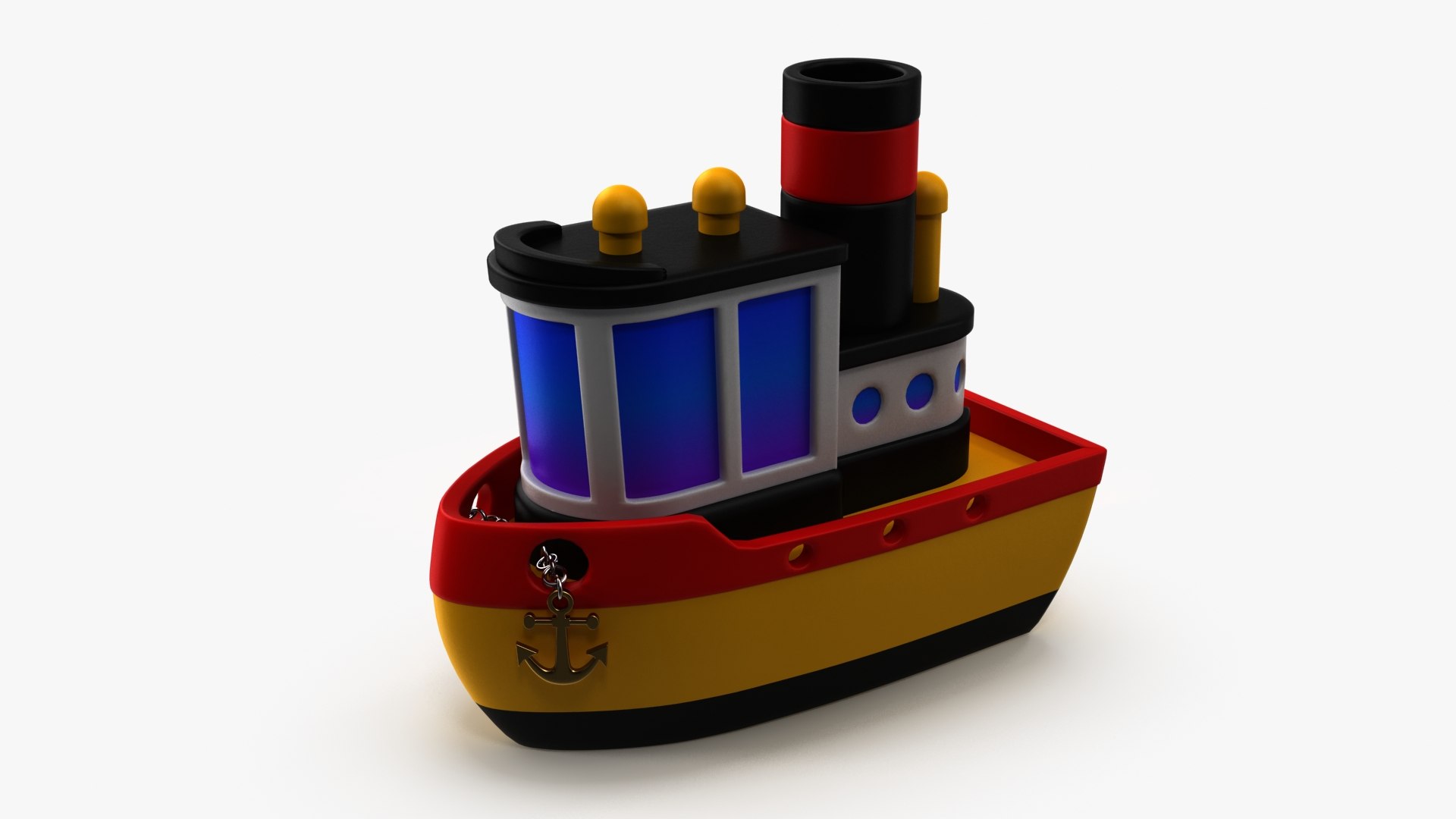 Cartoon Boat 3D Model - TurboSquid 2234717