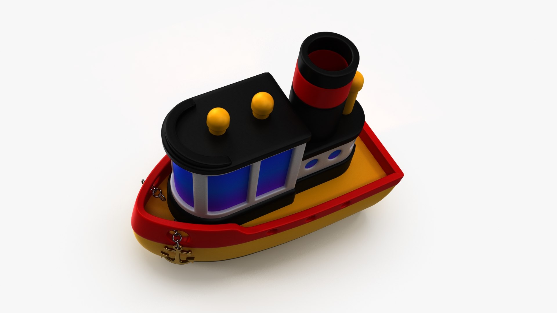 Cartoon Boat 3D Model - TurboSquid 2234717