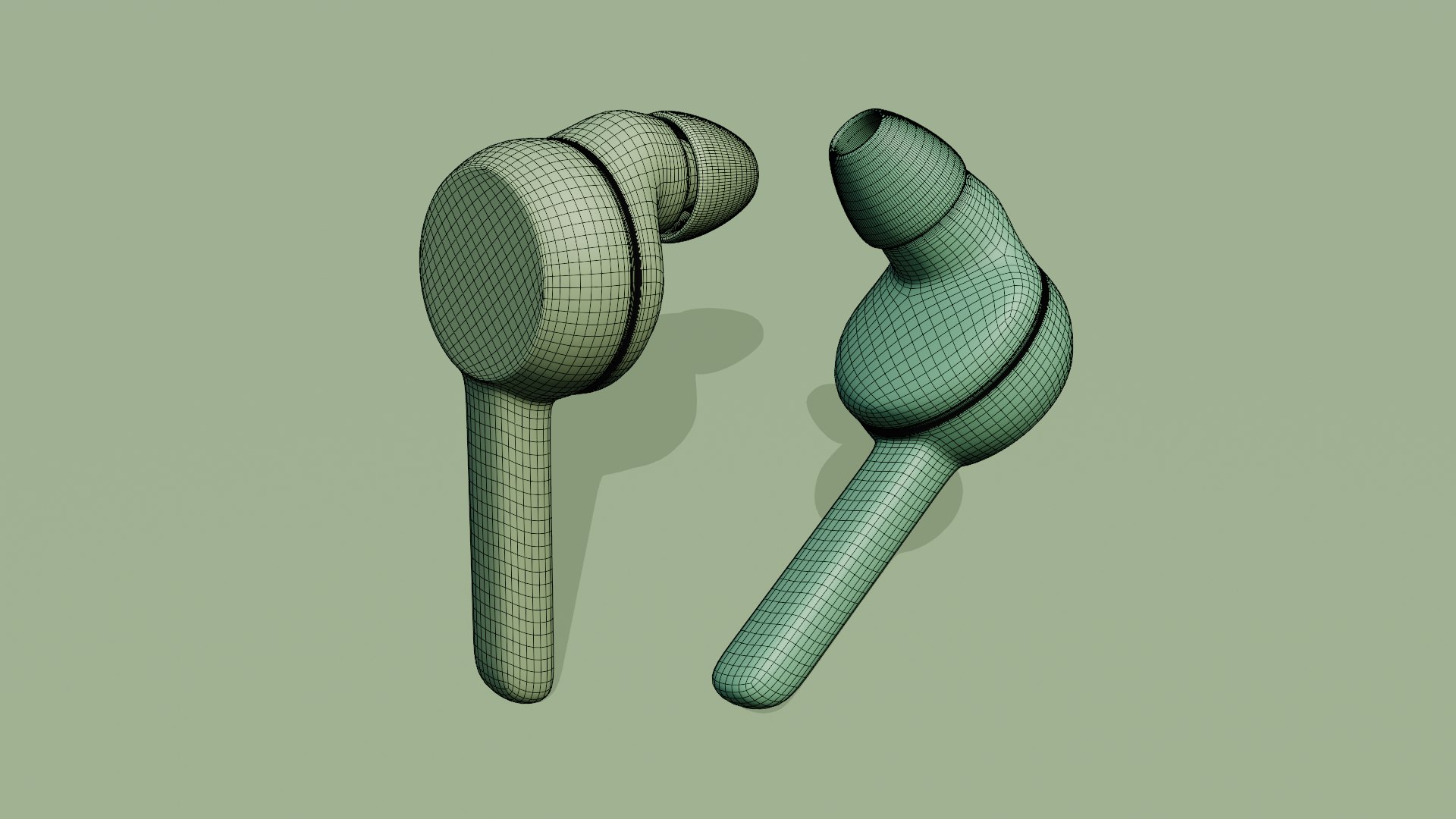 3D Wireless Earbuds 3D Model Model - TurboSquid 2224846