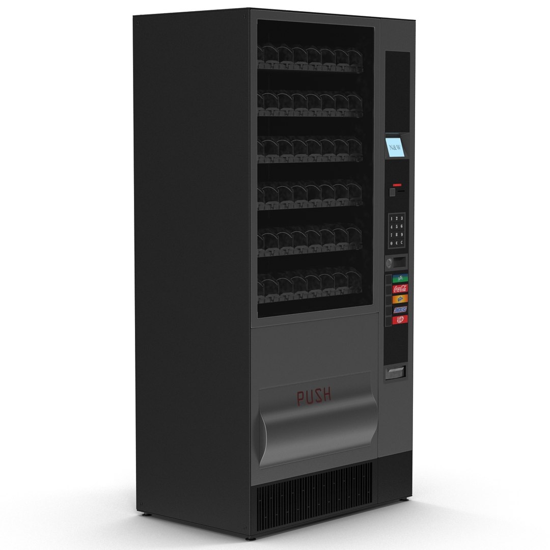 Drink Vending Machine 3d Obj