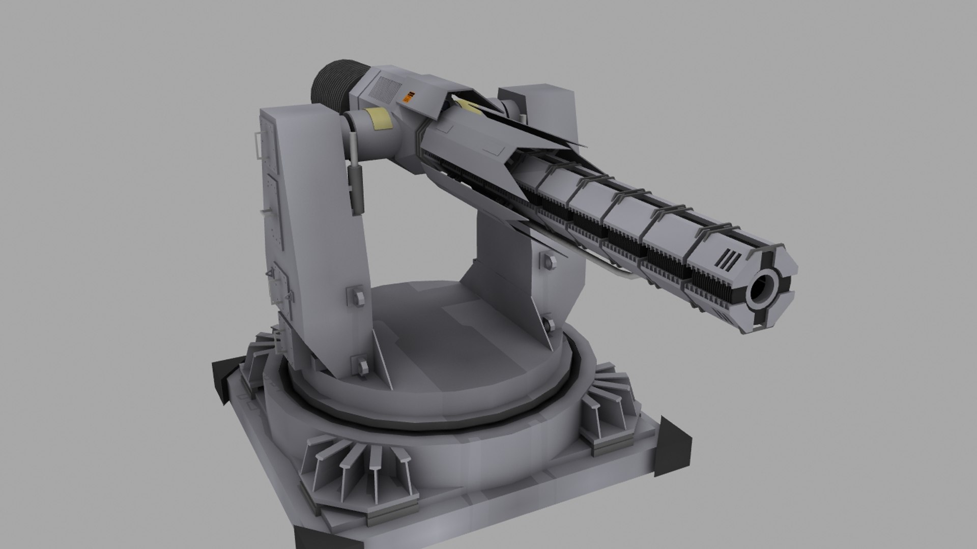 3ds Gun Turret